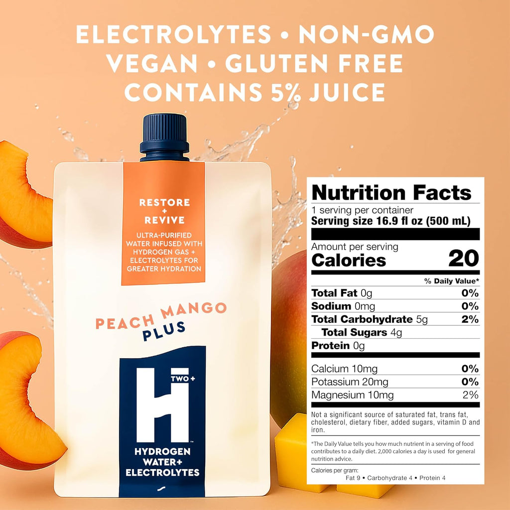 electrolyte infused hydrogen water drink