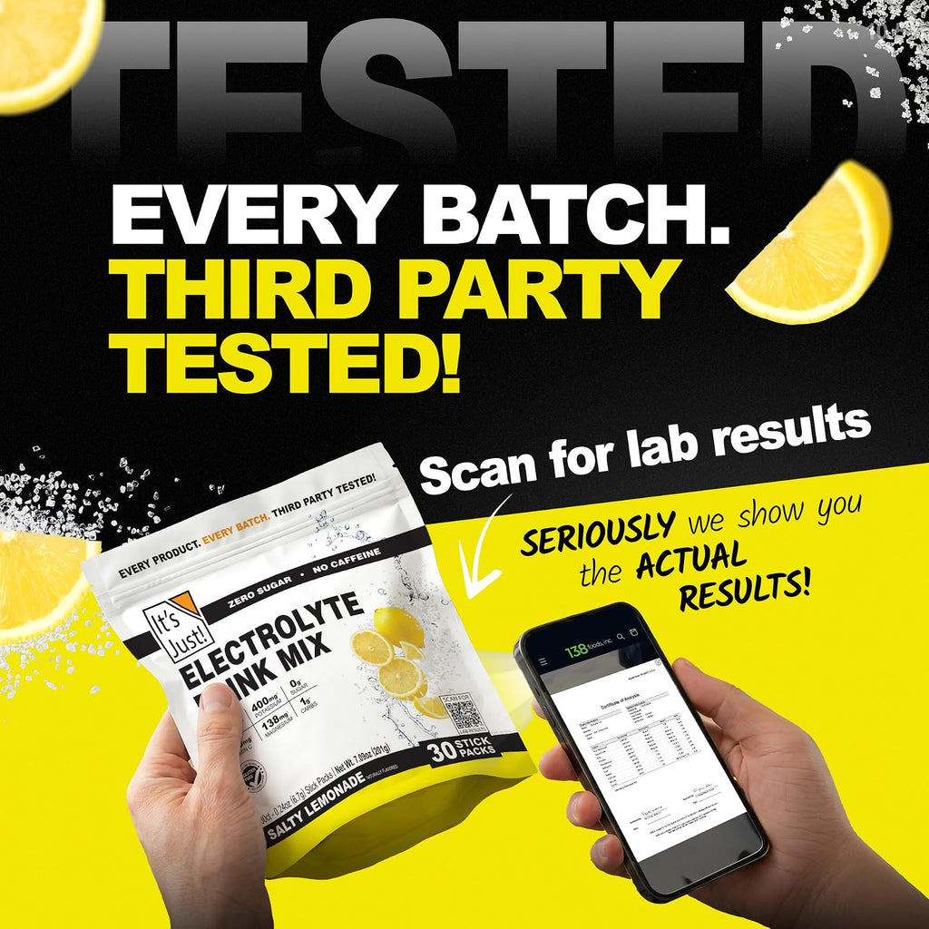 Electrolyte mix for active lifestyle