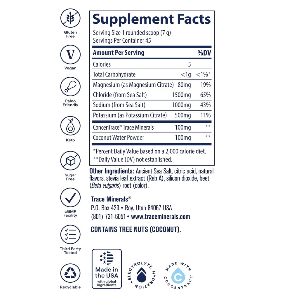 Electrolyte mix for active lifestyles