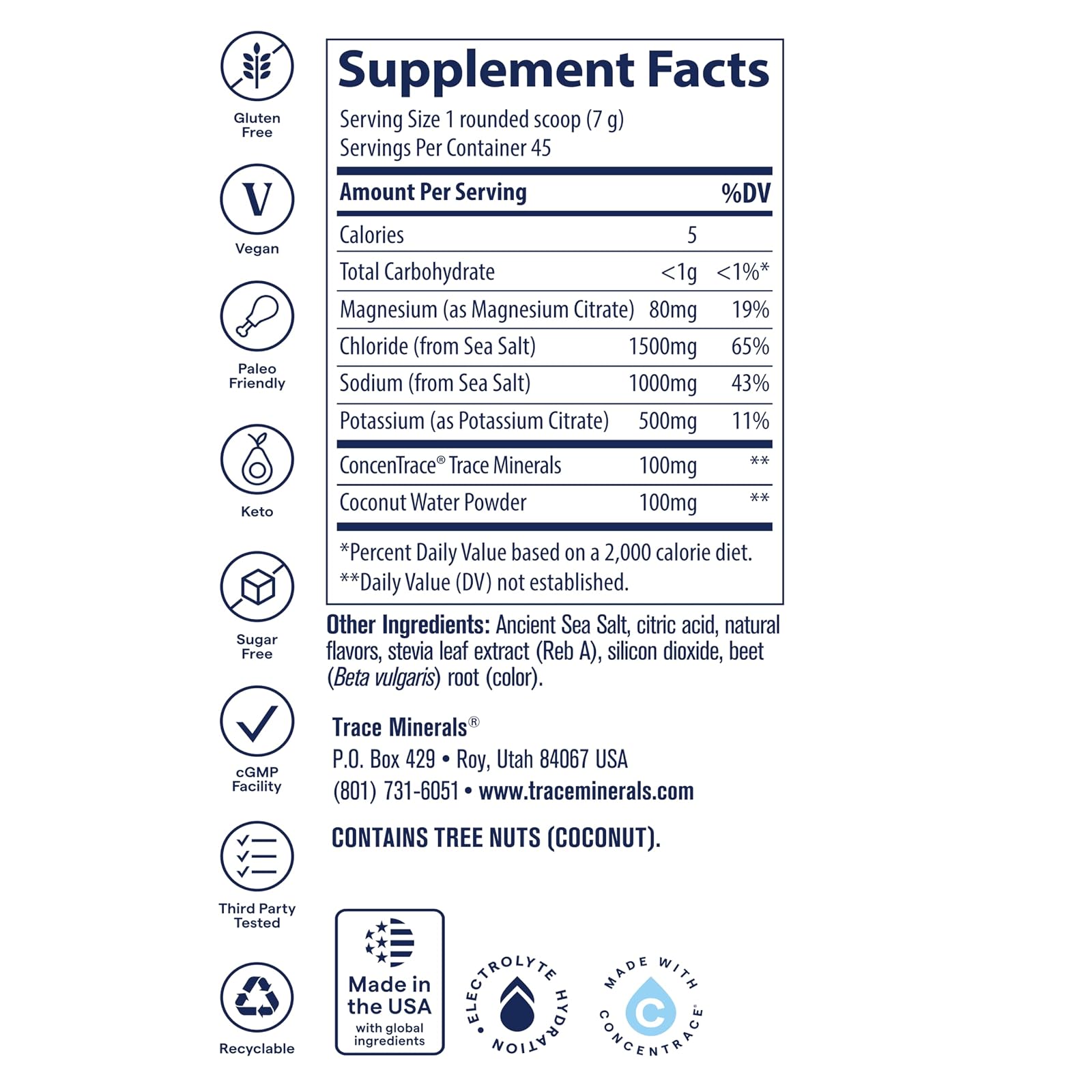 Electrolyte mix for active lifestyles