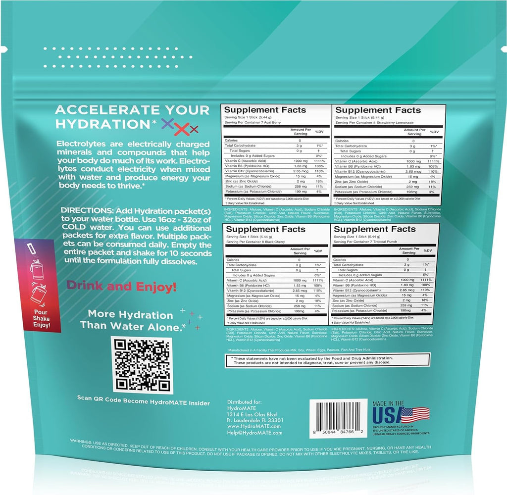 electrolyte mix for energy boost