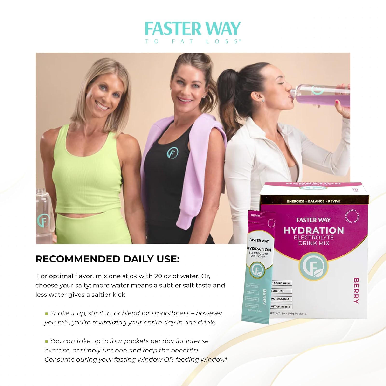 electrolyte mix for post-exercise recovery