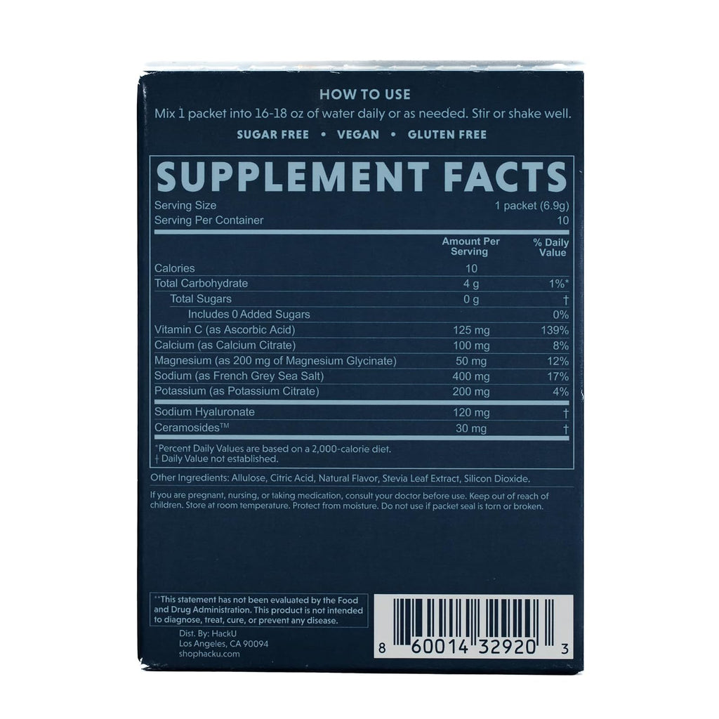 electrolyte packets for active lifestyles