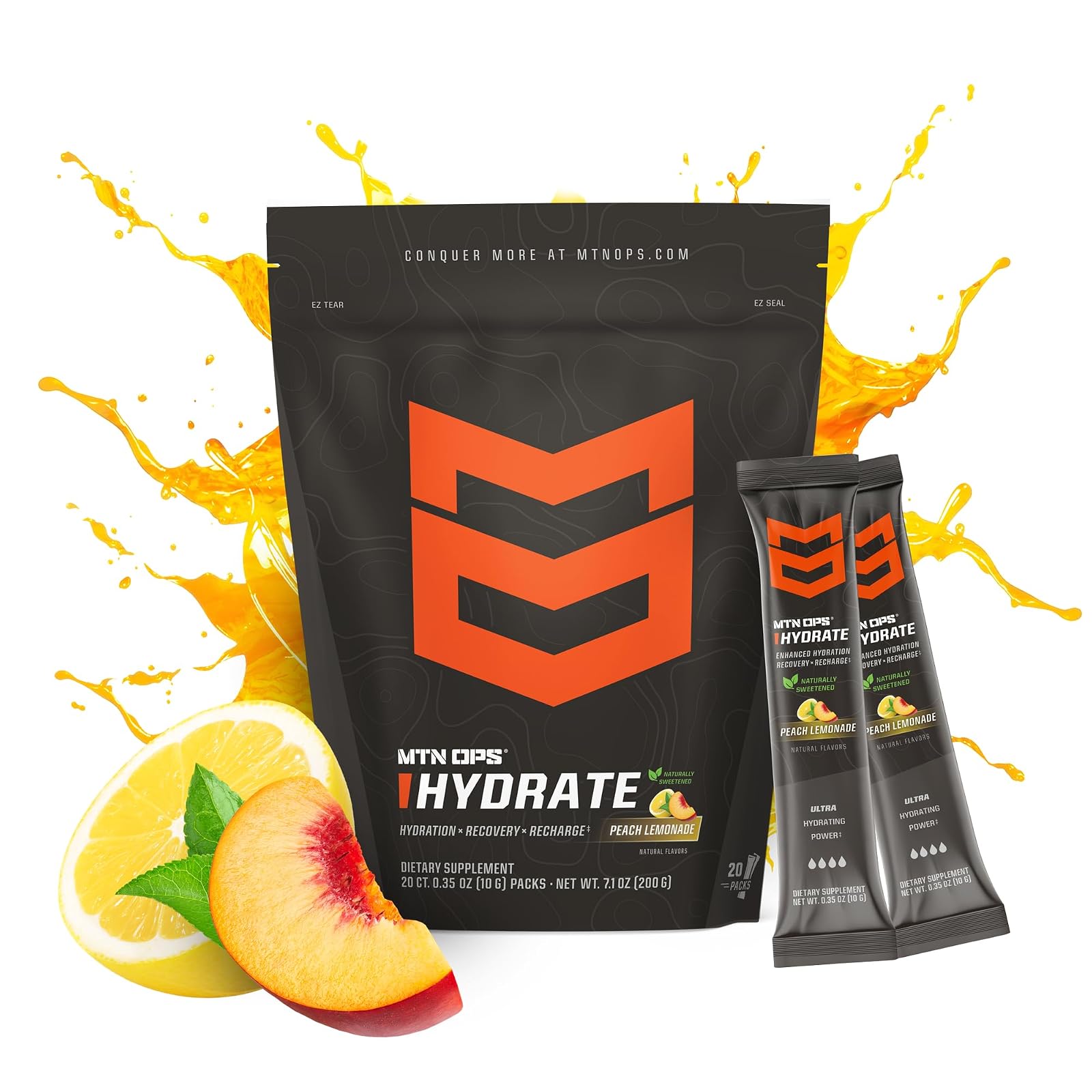 electrolyte packets for hydration support