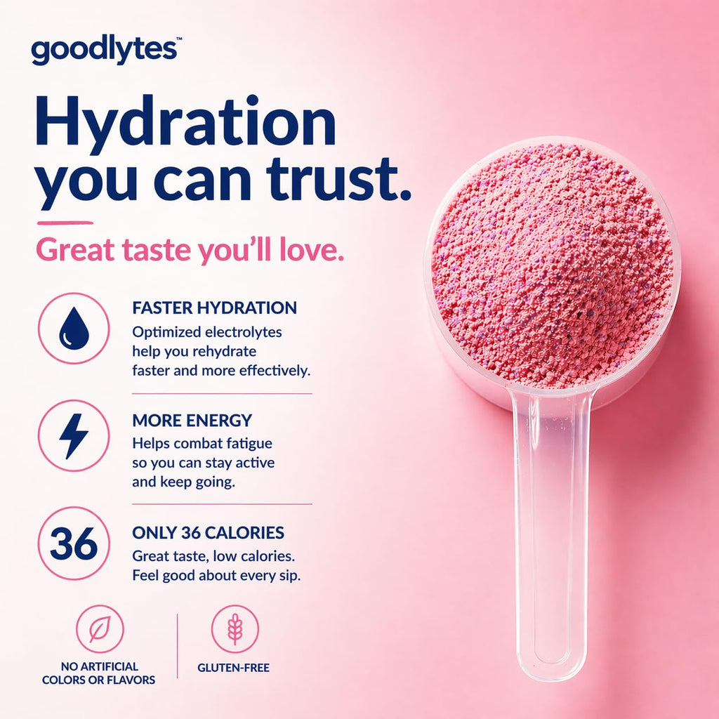 Electrolyte powder for active adults