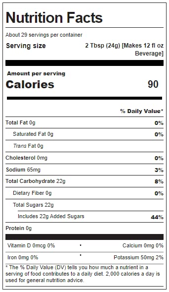 electrolyte powder for active lifestyles