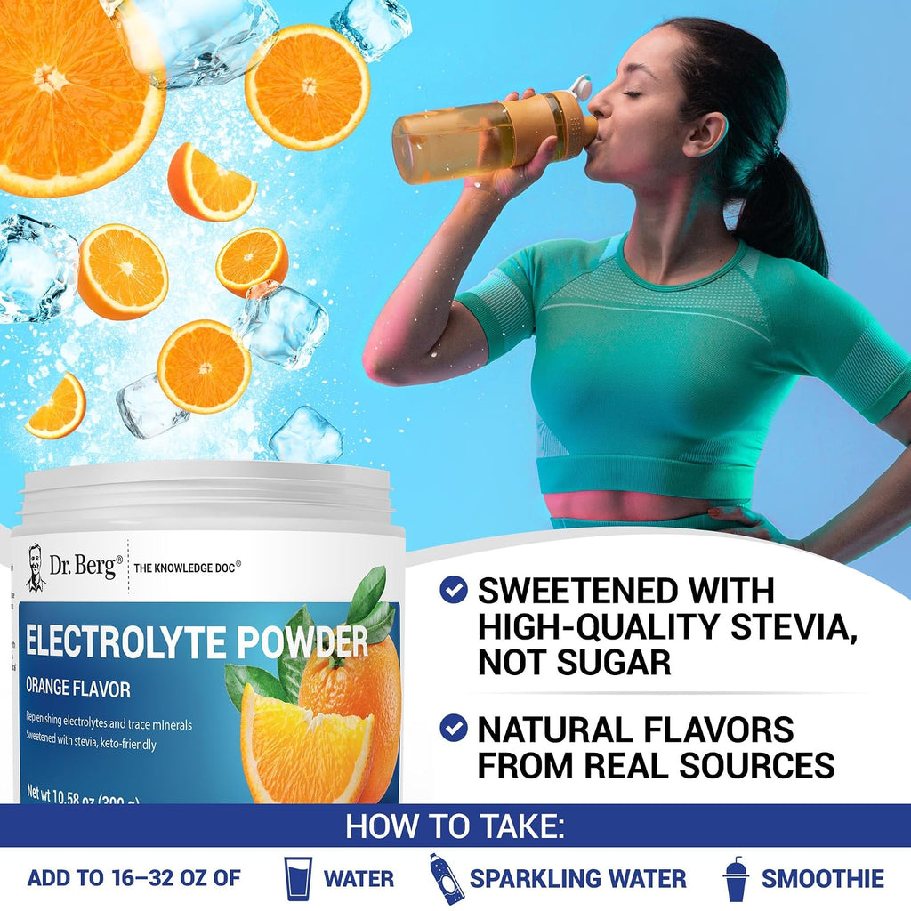 Electrolyte powder for balanced hydration