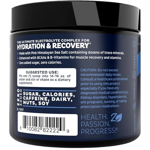 Electrolyte powder for balanced mineral intake