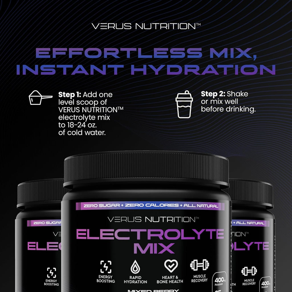 electrolyte powder for daily hydration