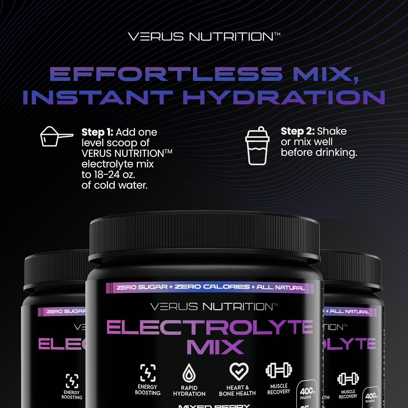 electrolyte powder for daily hydration
