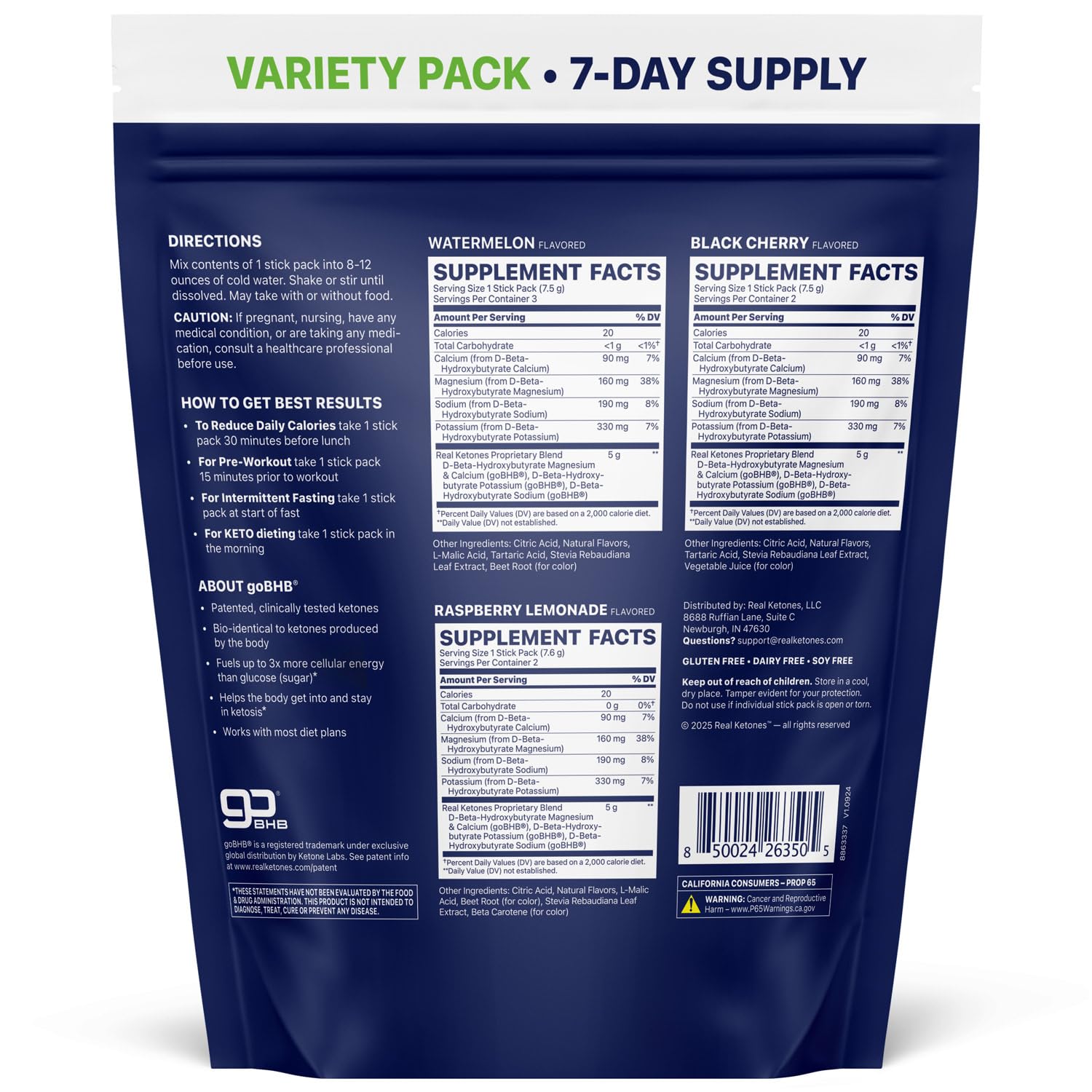 Electrolyte powder for energy boost