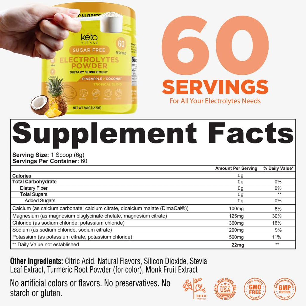 electrolyte powder for energy boost