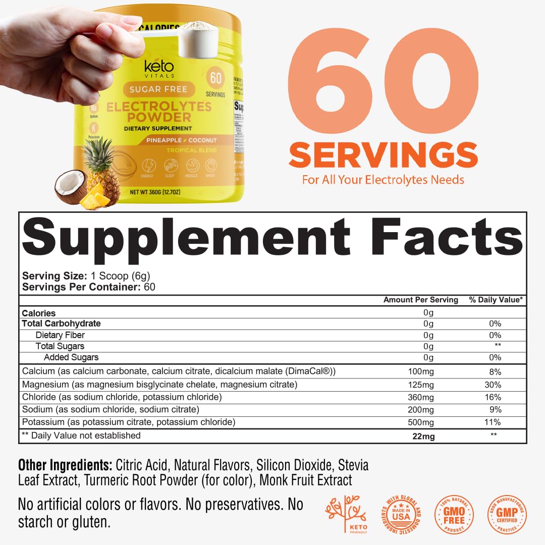 electrolyte powder for energy boost