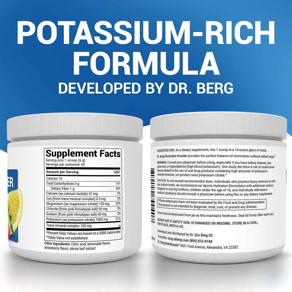 Electrolyte powder for energy boost