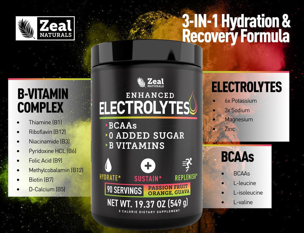 electrolyte powder for enhanced athletic performance