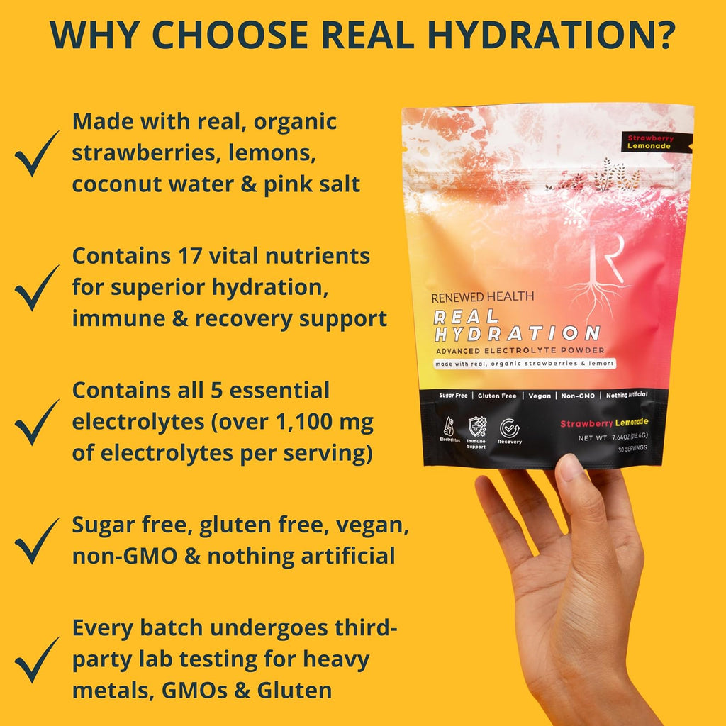 electrolyte powder for hydration boost