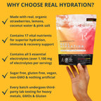 electrolyte powder for hydration boost