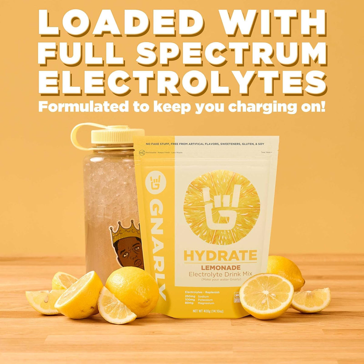 Electrolyte powder for hydration support