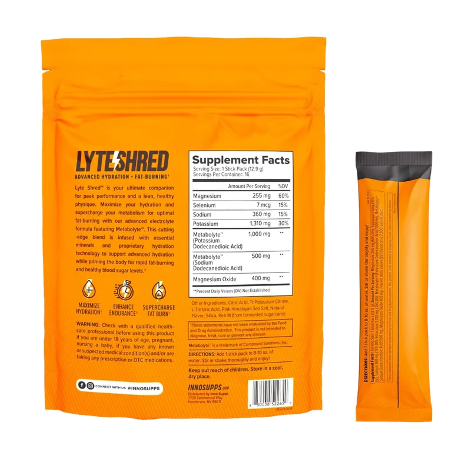 Electrolyte powder for hydration support