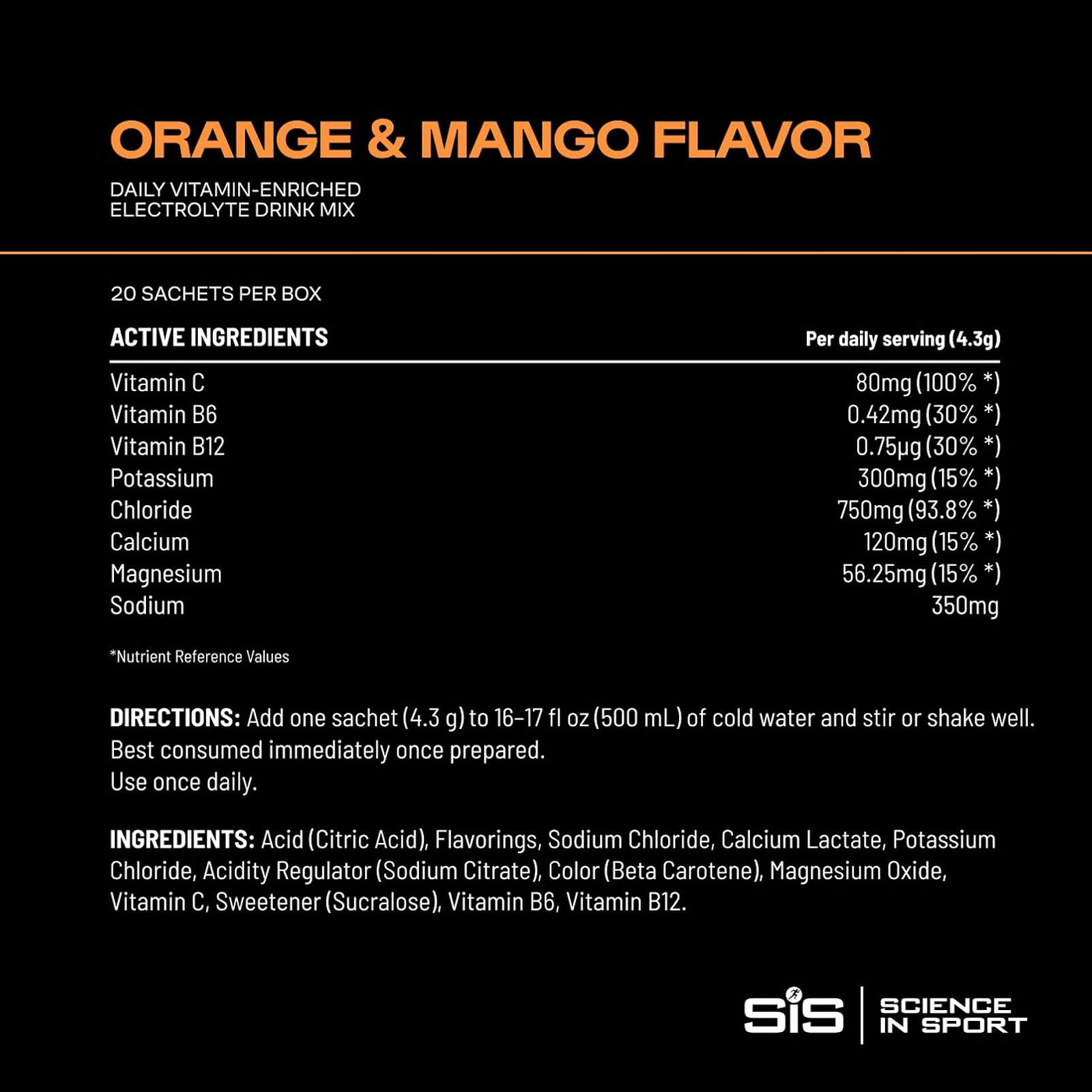 electrolyte powder for hydration