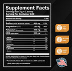 Electrolyte powder for intense workouts