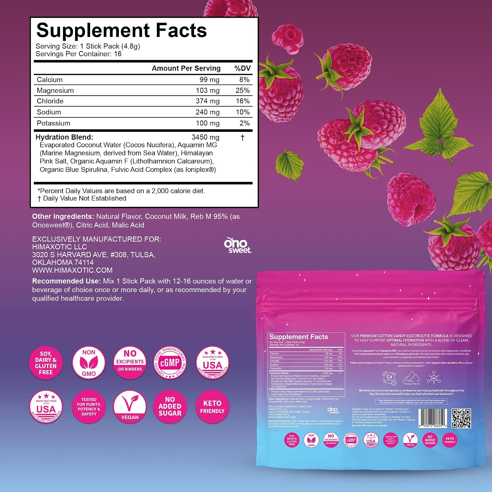Electrolyte powder for intense workouts