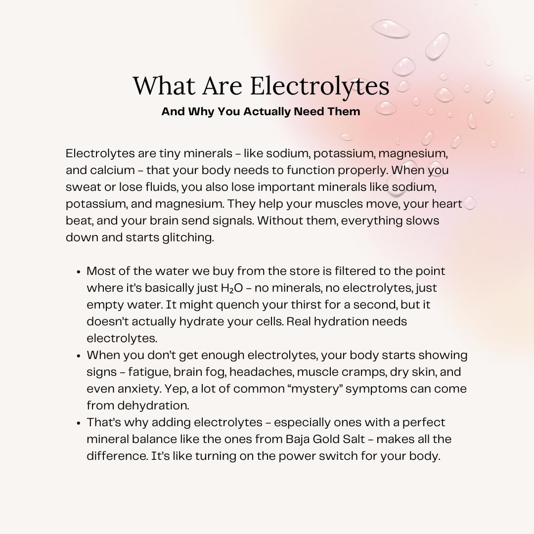 electrolyte powder for optimal performance