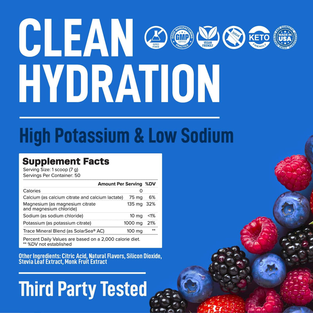 Electrolyte powder for post-exercise recovery