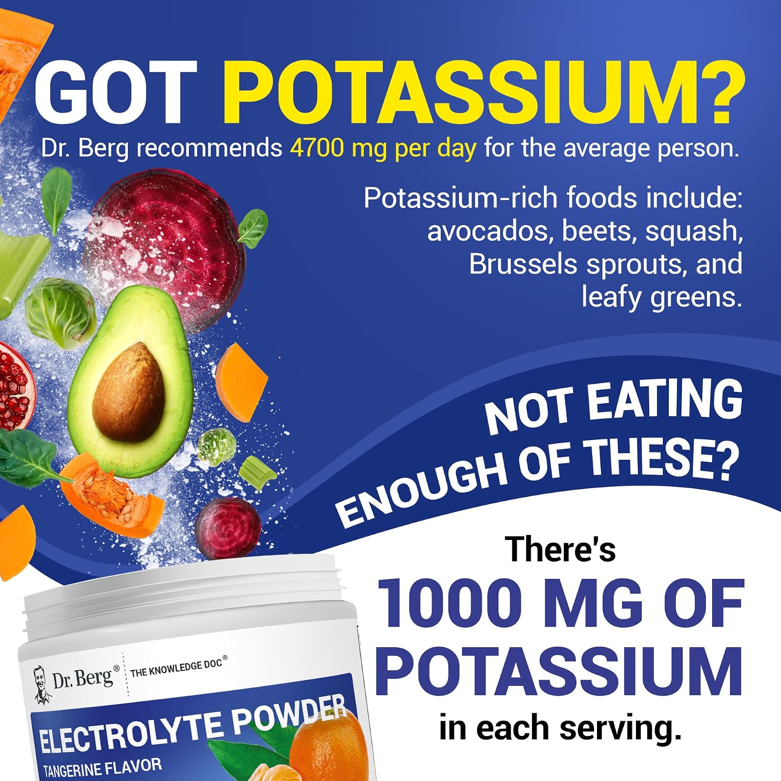 Electrolyte powder for post-workout recovery
