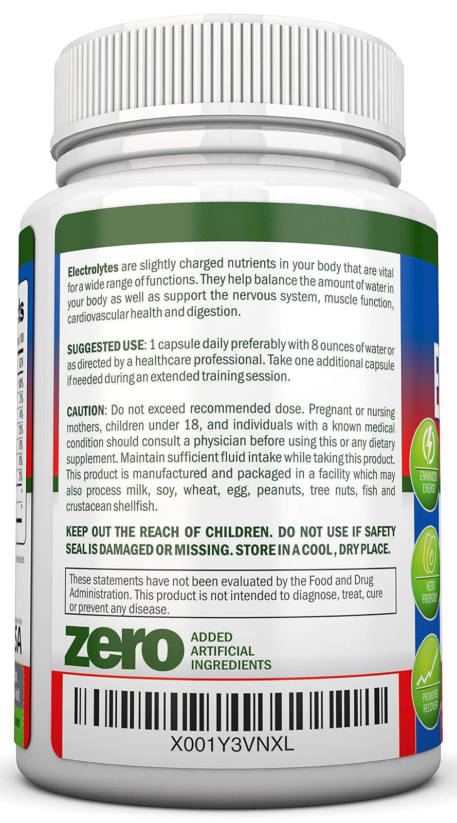 Electrolyte powder for post-workout recovery