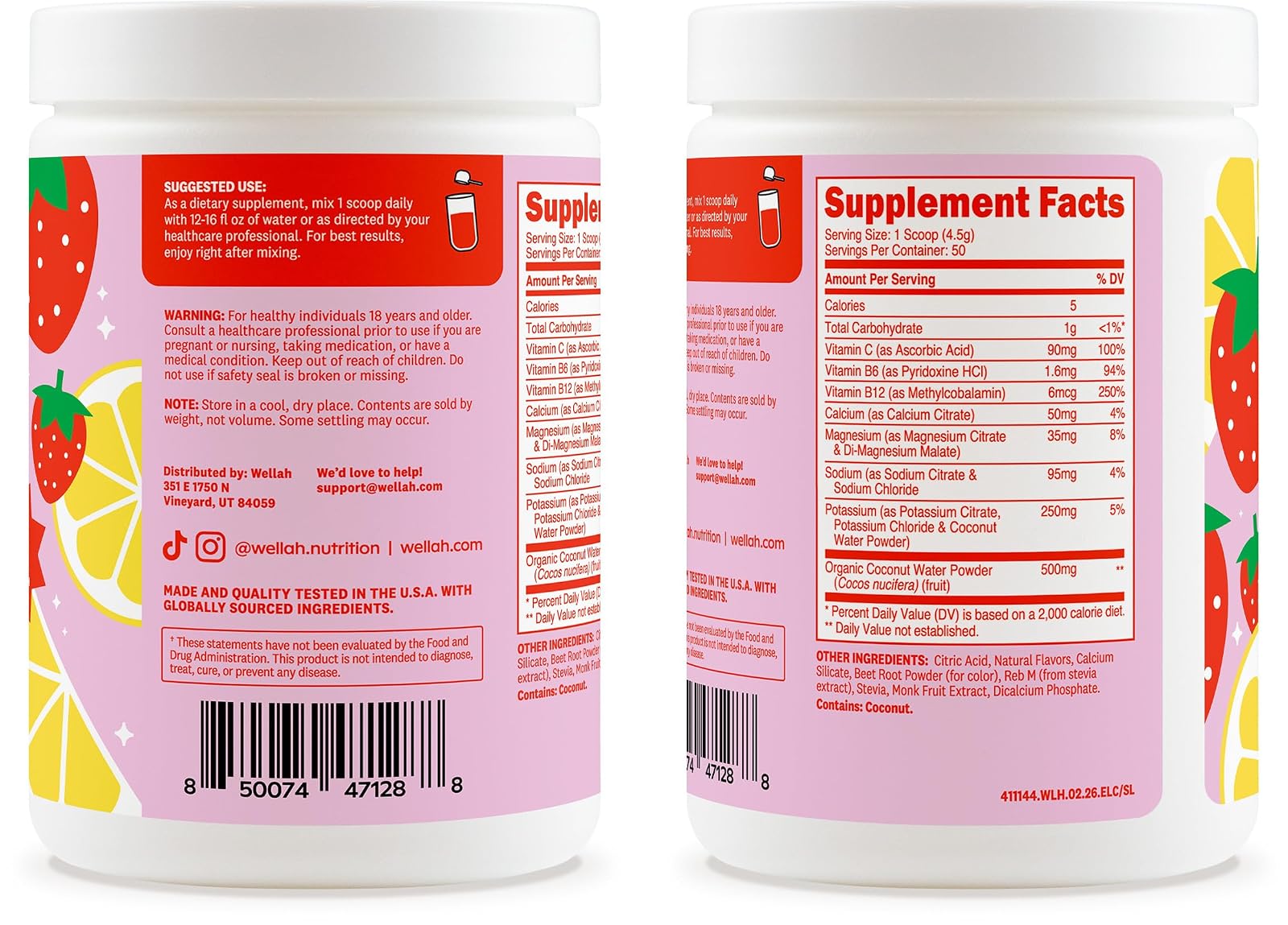 Electrolyte powder for post-workout recovery