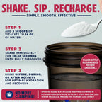 Electrolyte powder for post-workout