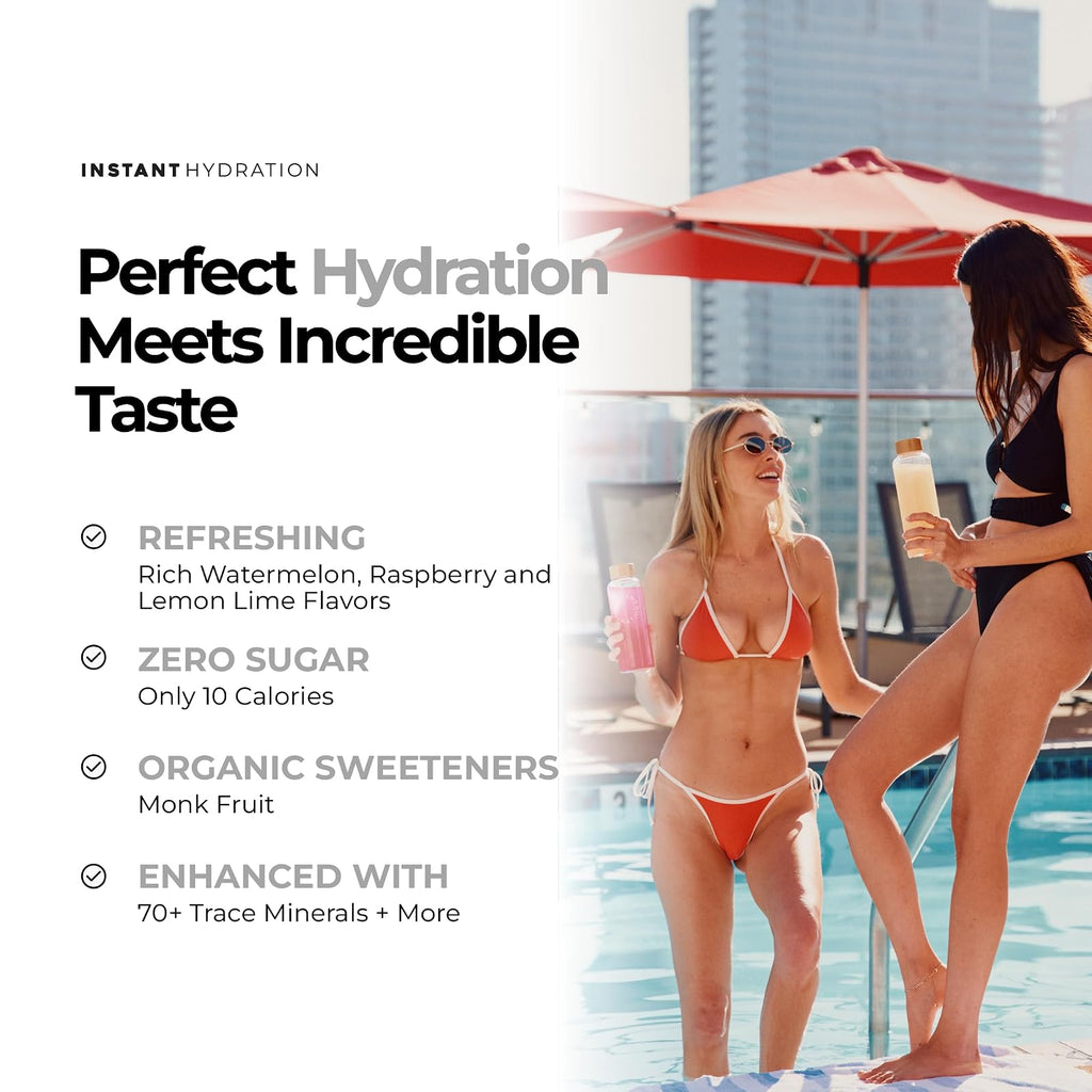 Electrolyte powder for quick hydration