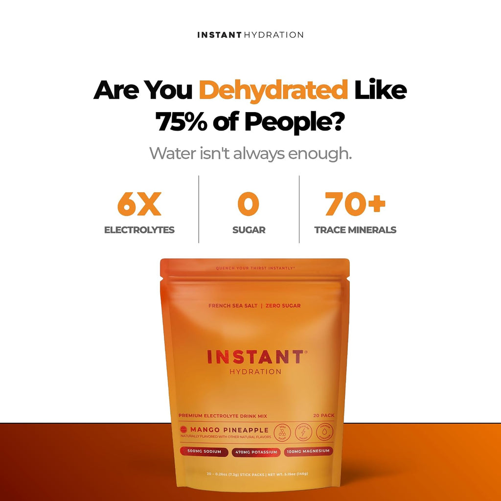 electrolyte powder for quick hydration
