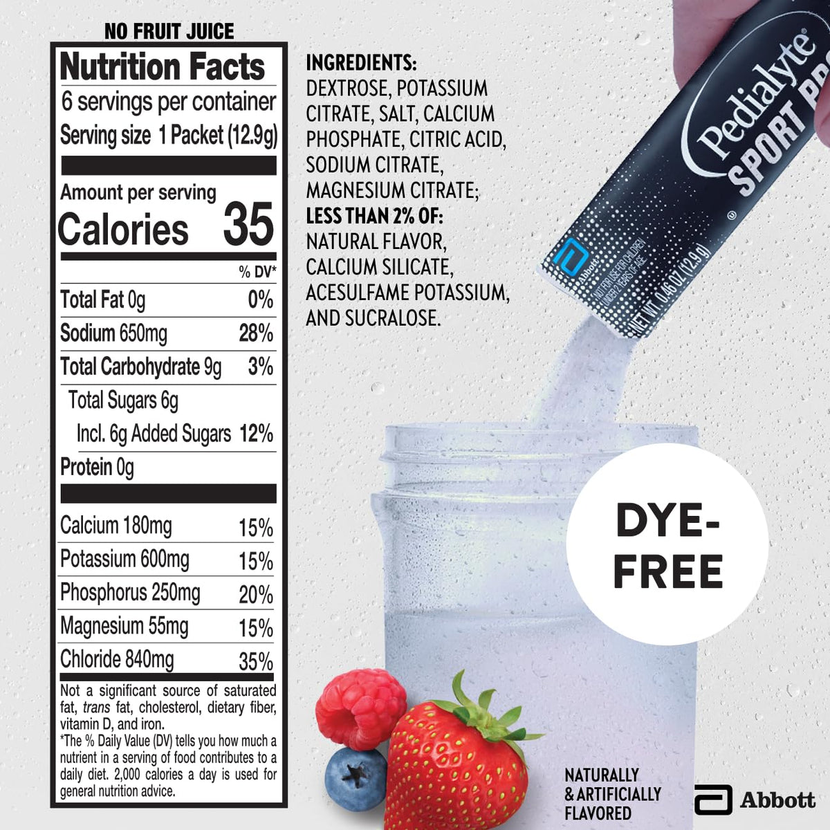electrolyte powder for sports hydration