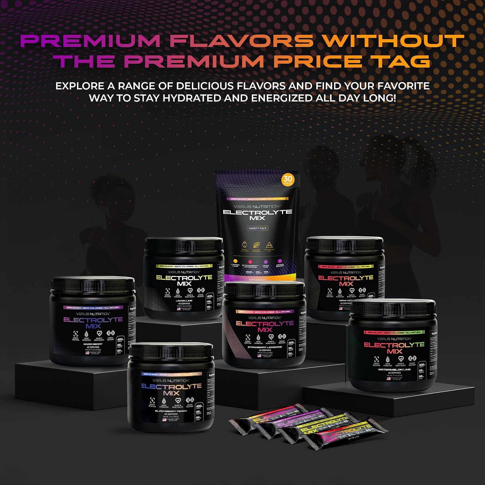 Electrolyte powder for sports performance