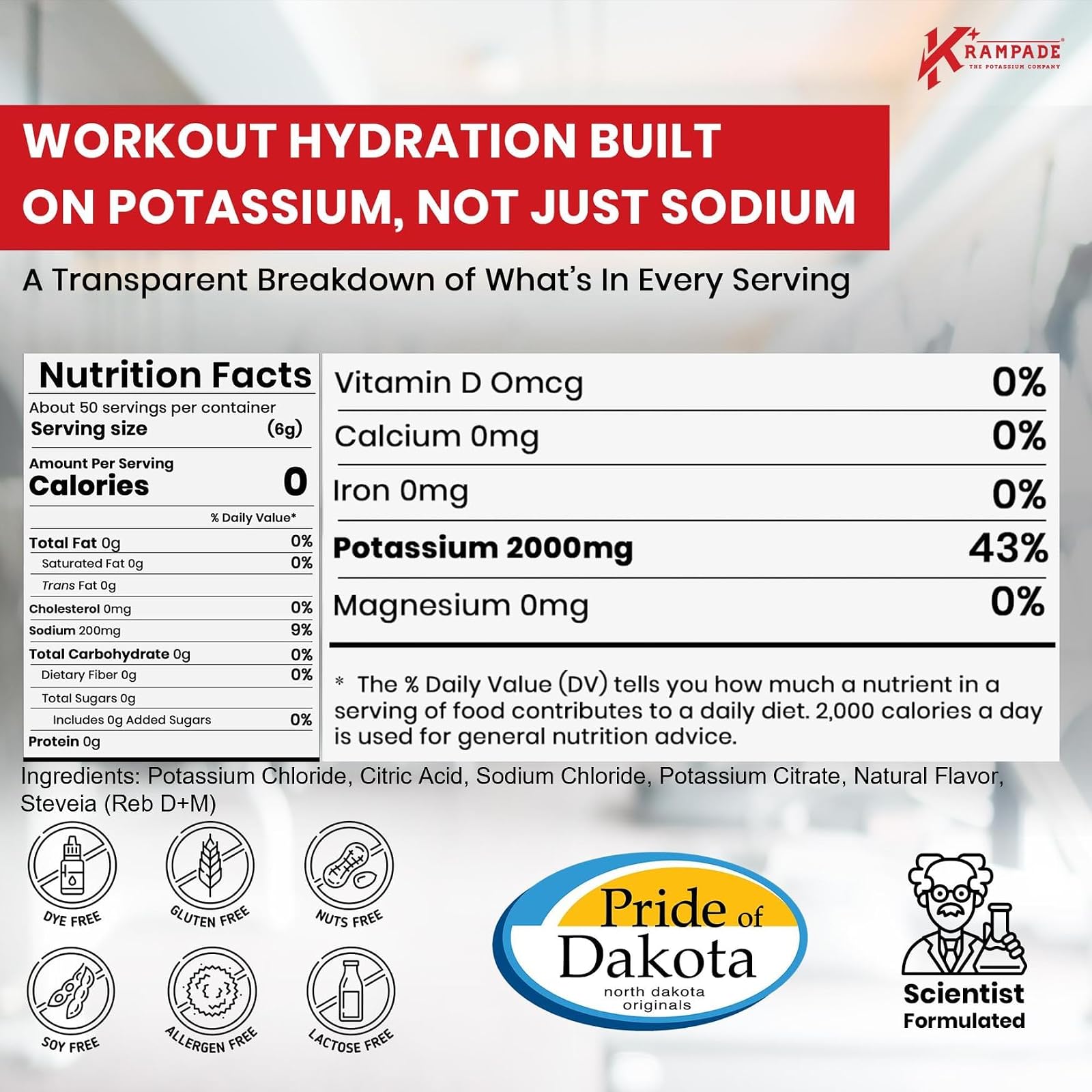 electrolyte powder for sports recovery