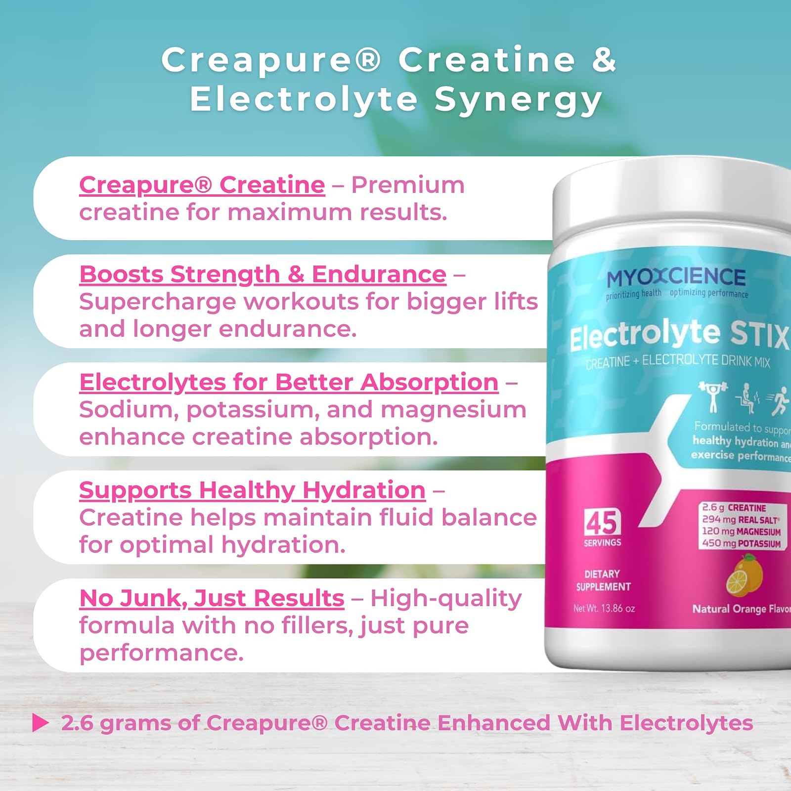 electrolyte powder for summer workouts