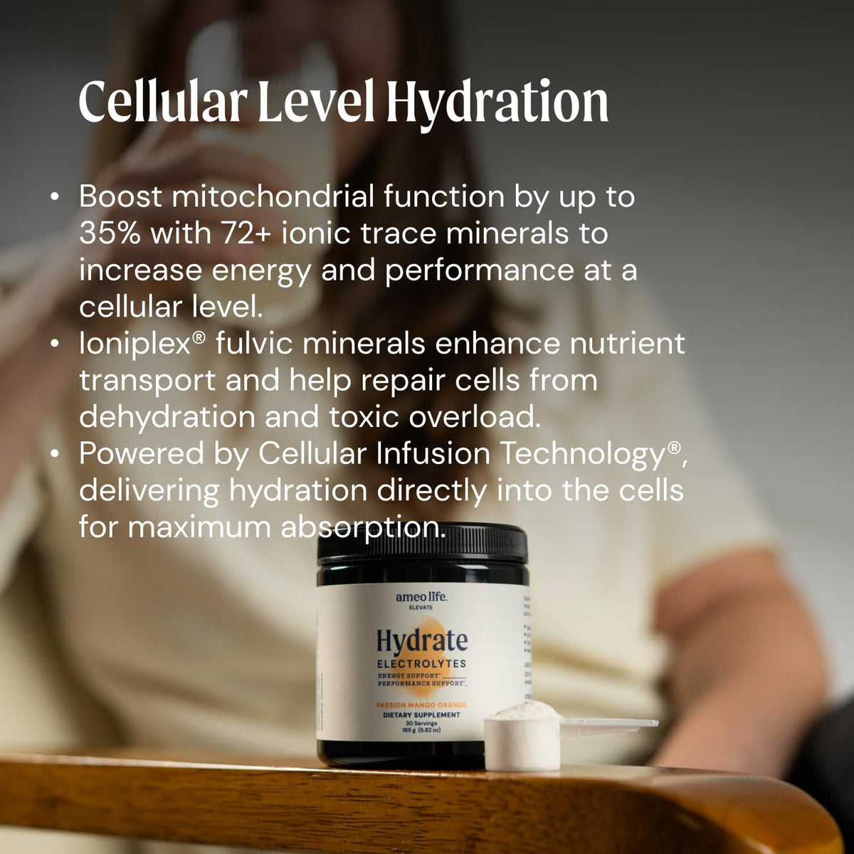 Electrolyte powder for workout recovery