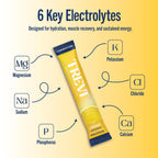 electrolyte powder packets for energy