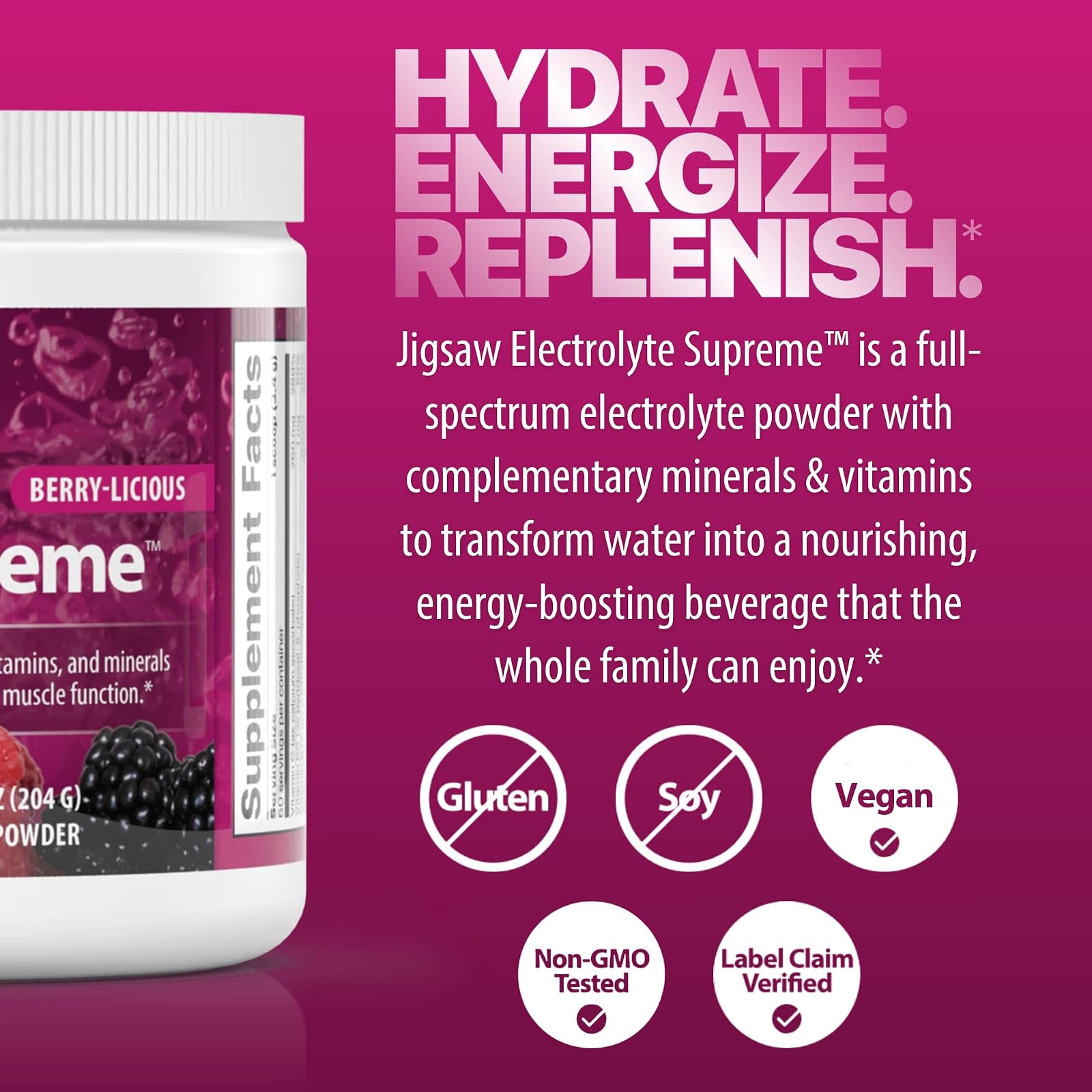 Electrolyte powder to support athletic performance