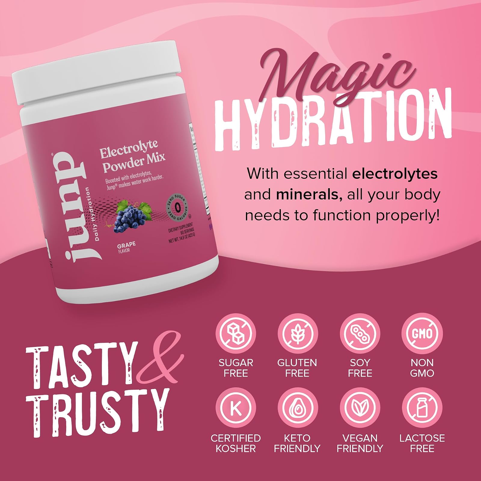 Electrolyte powder with 180 servings