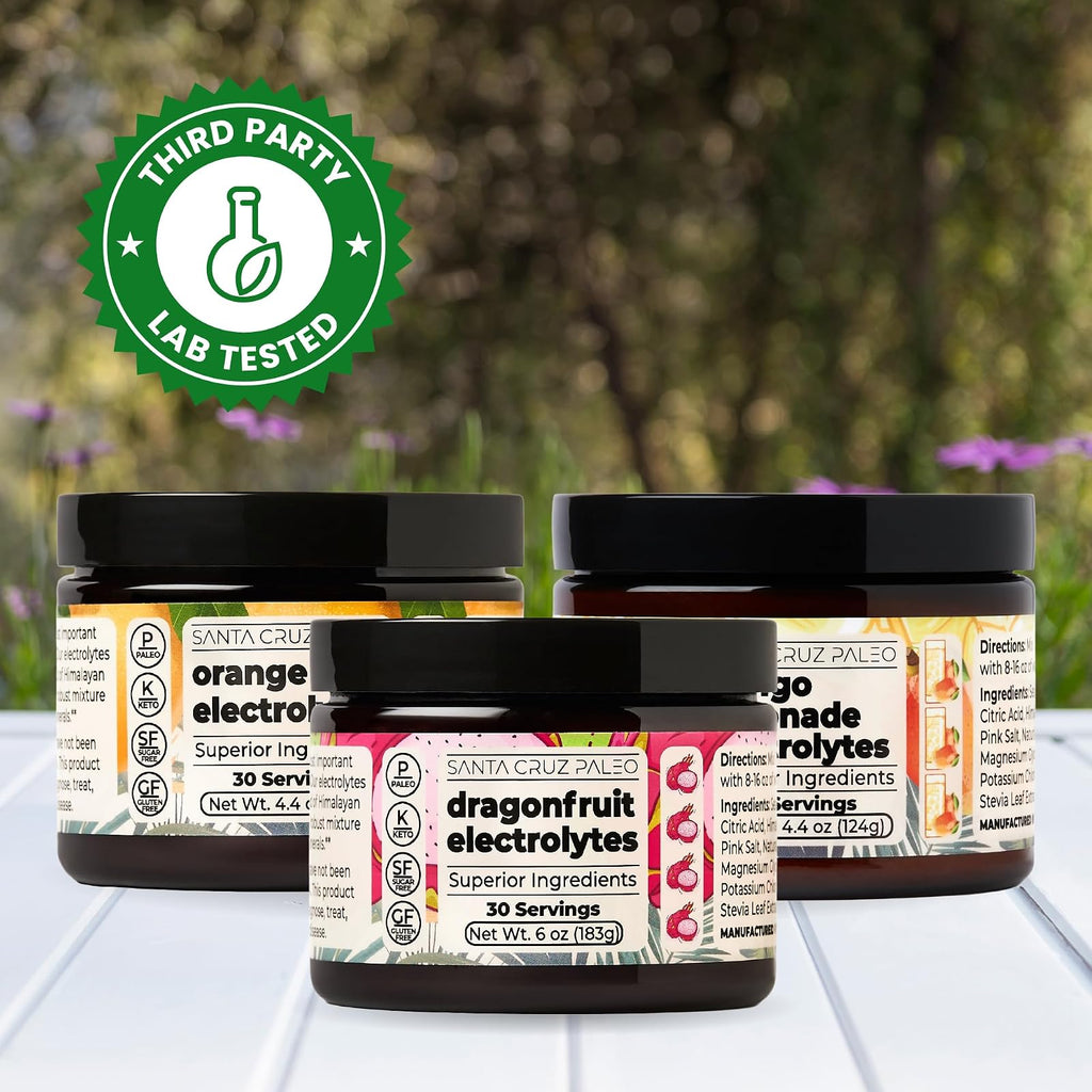 Electrolyte powder with dragon fruit flavour