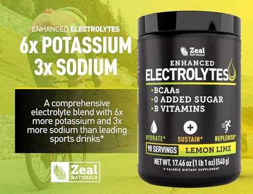 electrolyte powder with natural fruit flavours