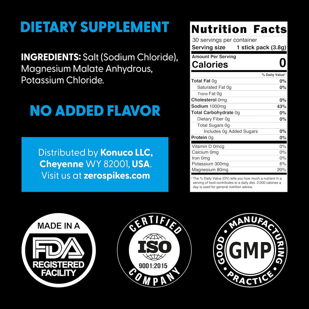 electrolyte powder with no added sugar