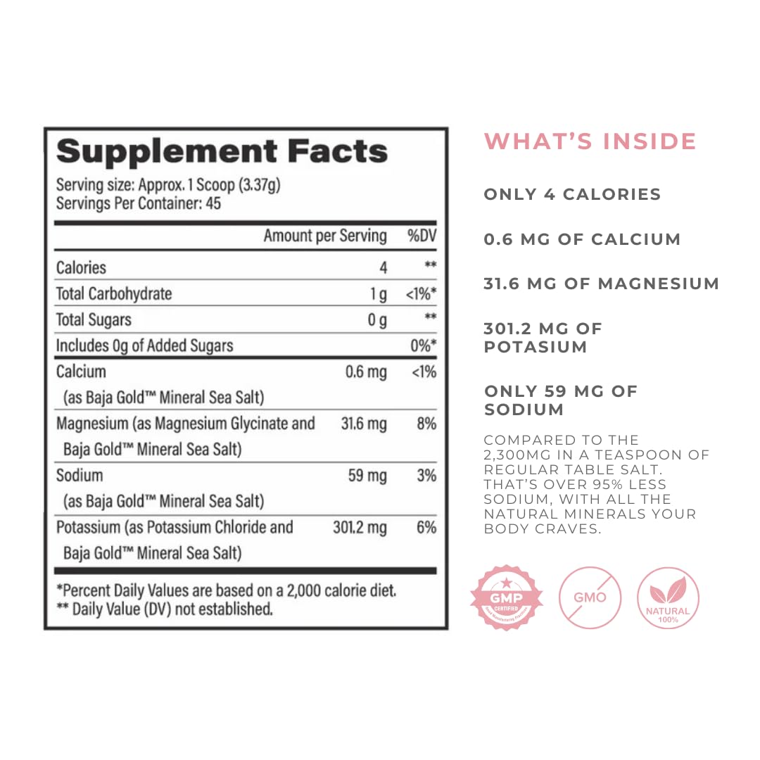 electrolyte powder with no added sugars