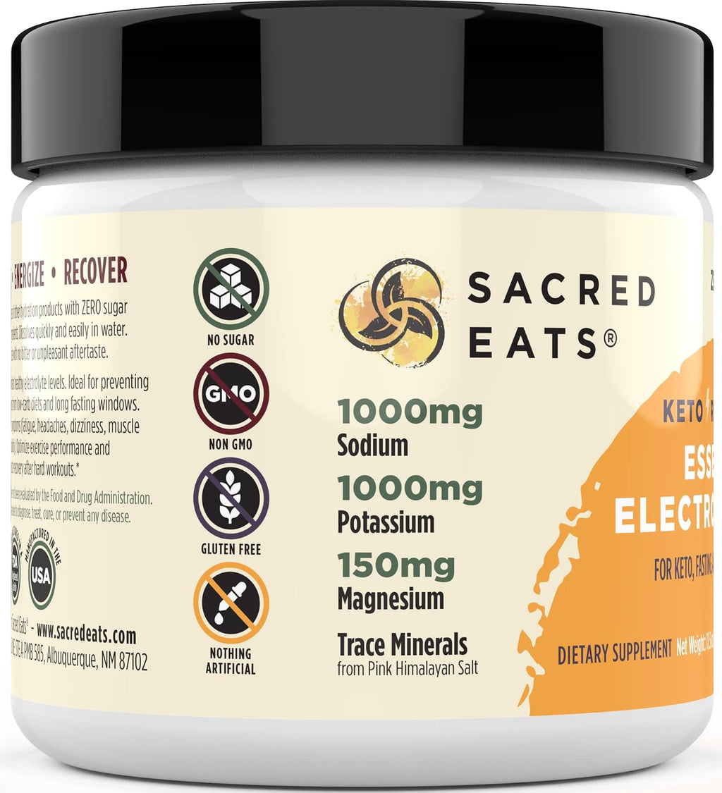 Electrolyte powder with potassium and sodium