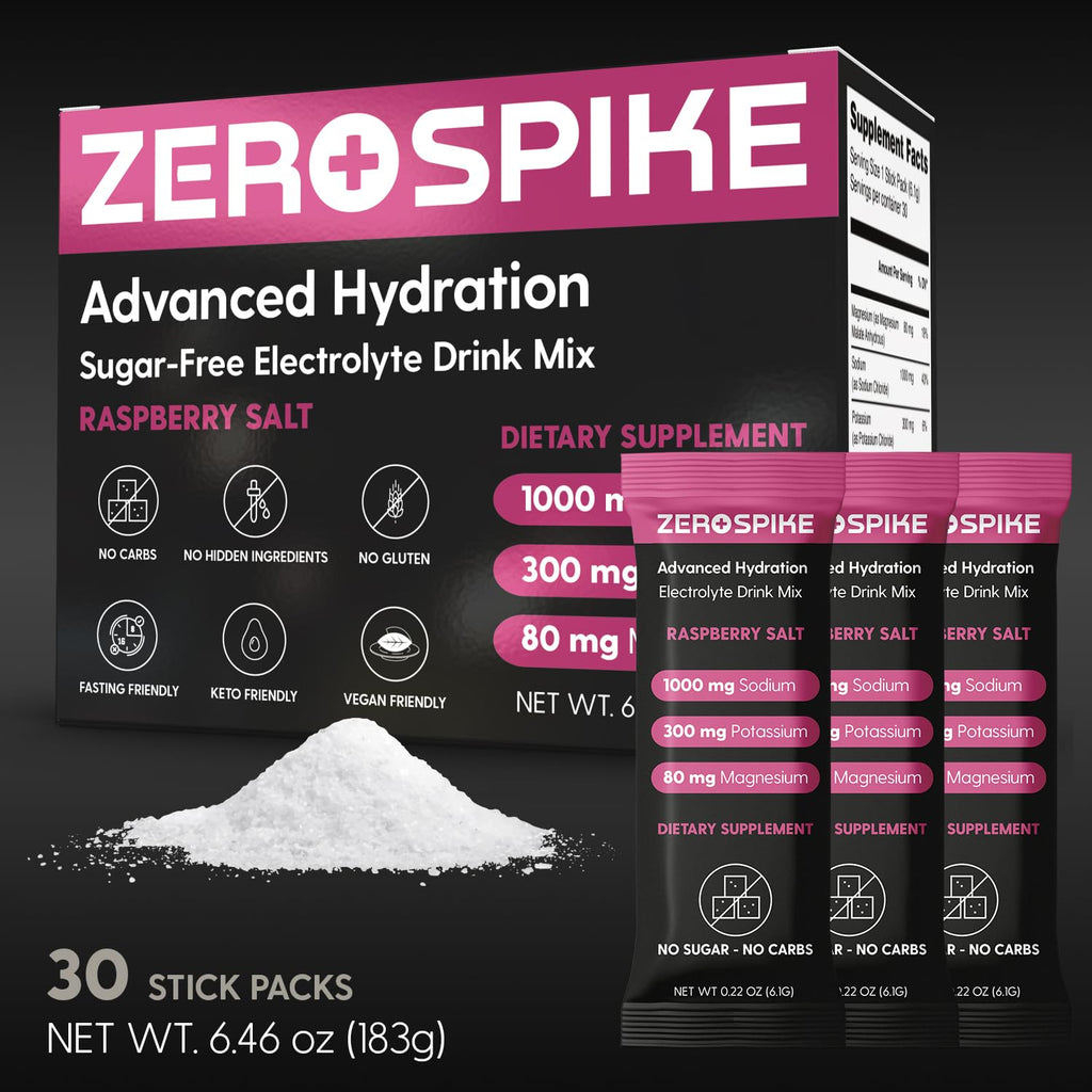 electrolyte powder with raspberry flavour