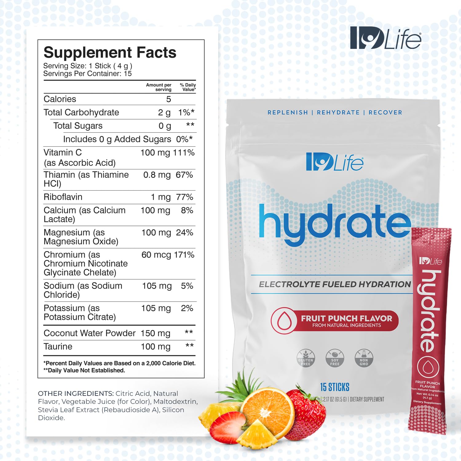 electrolyte replacement for hydration