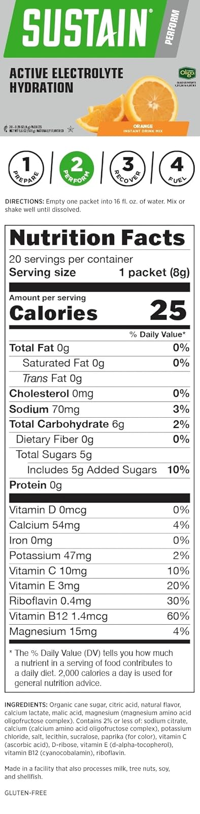 Electrolyte replacements for active lifestyles